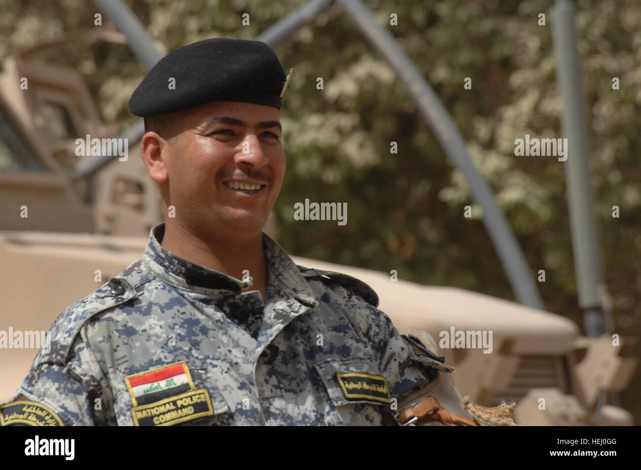 Iraqi national police participate in a military working dog ...