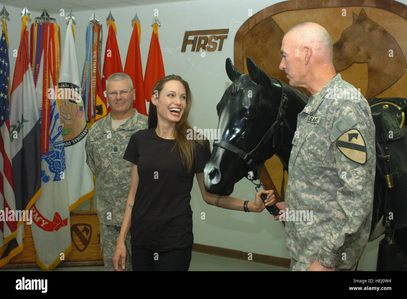 Academy Award-winning actress Angelina Jolie shares a light-hearted ...