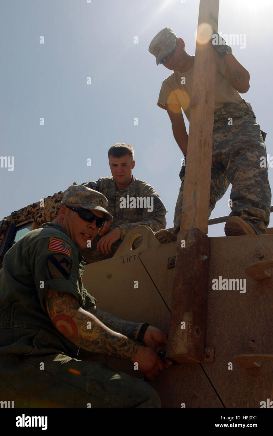 Sgt. Corey Elliott of Dekalb, Ill., Pfc. Cory Harding of Spokane, Wash ...