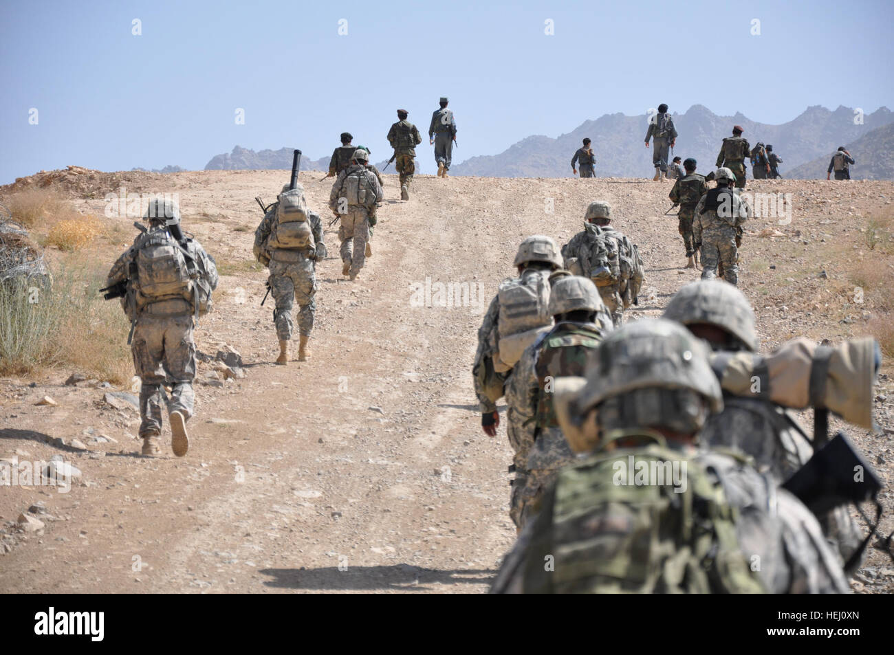 Flickr - The U.S. Army - Group patrol Stock Photo - Alamy