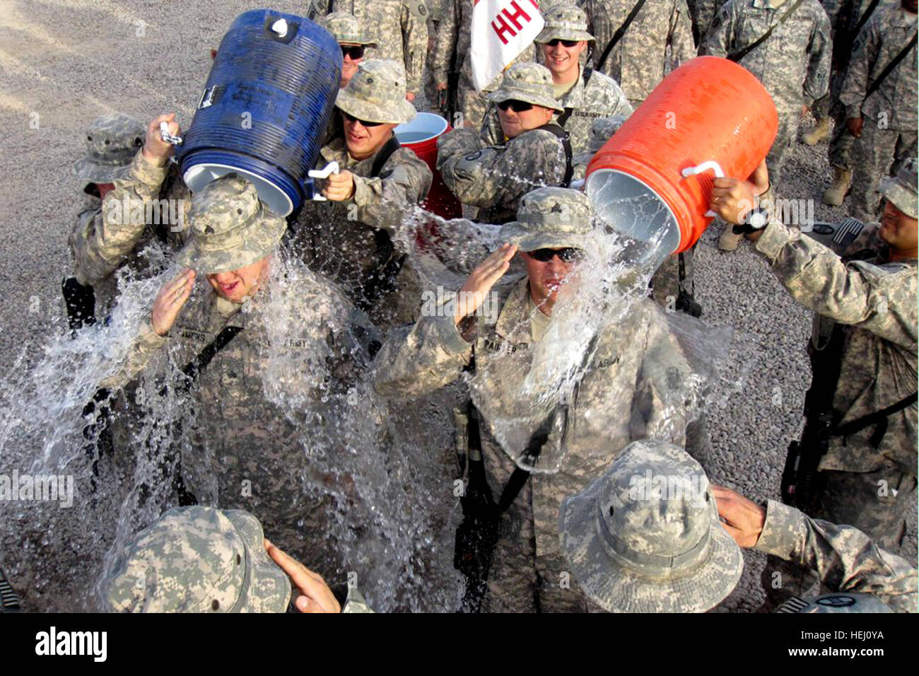 Flickr - The U.S. Army - 'Washing away' previous ranks Stock Photo - Alamy
