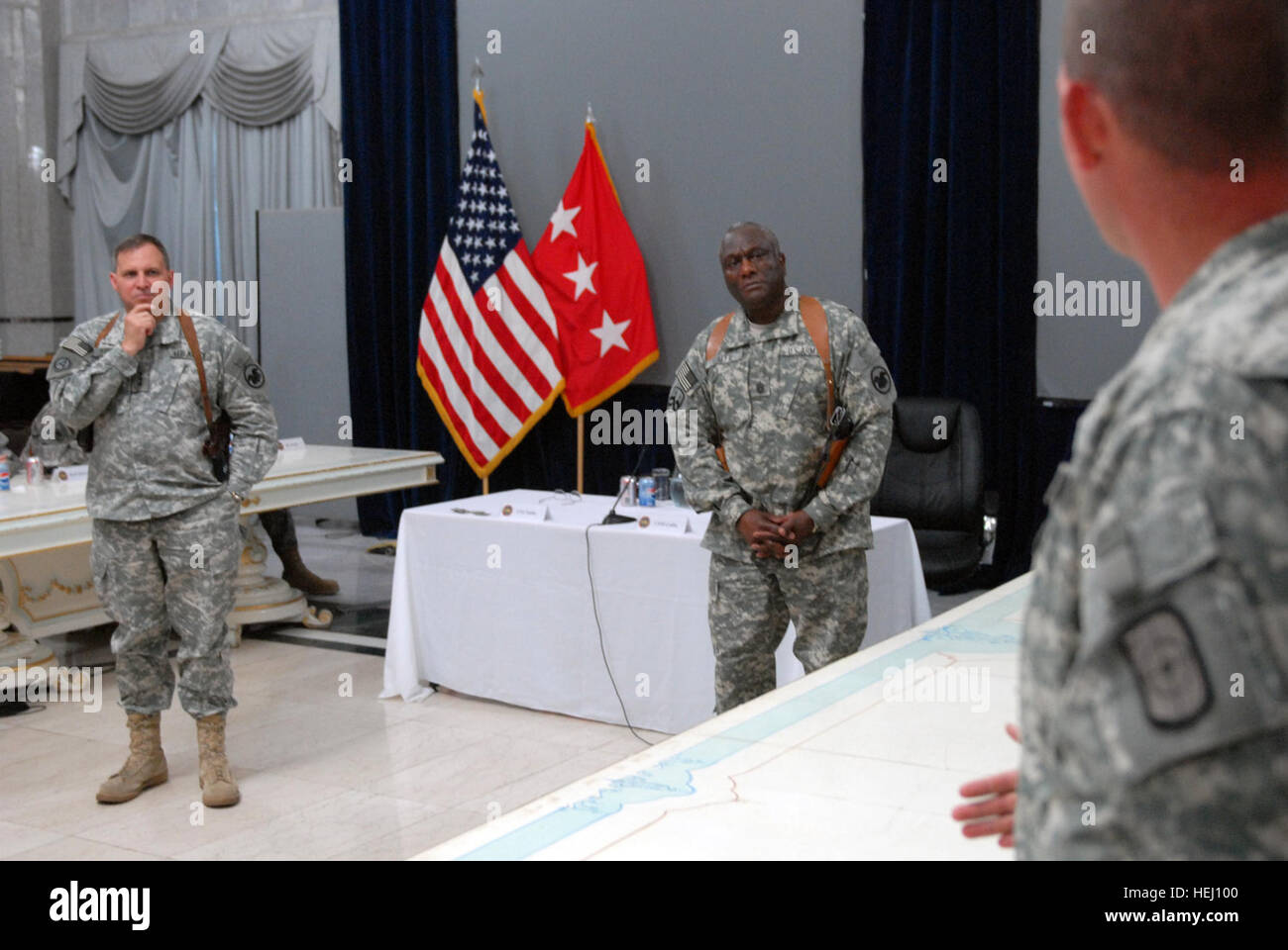 Lt. Gen. Jack Stultz (left), the chief of the Army Reserve and Command ...