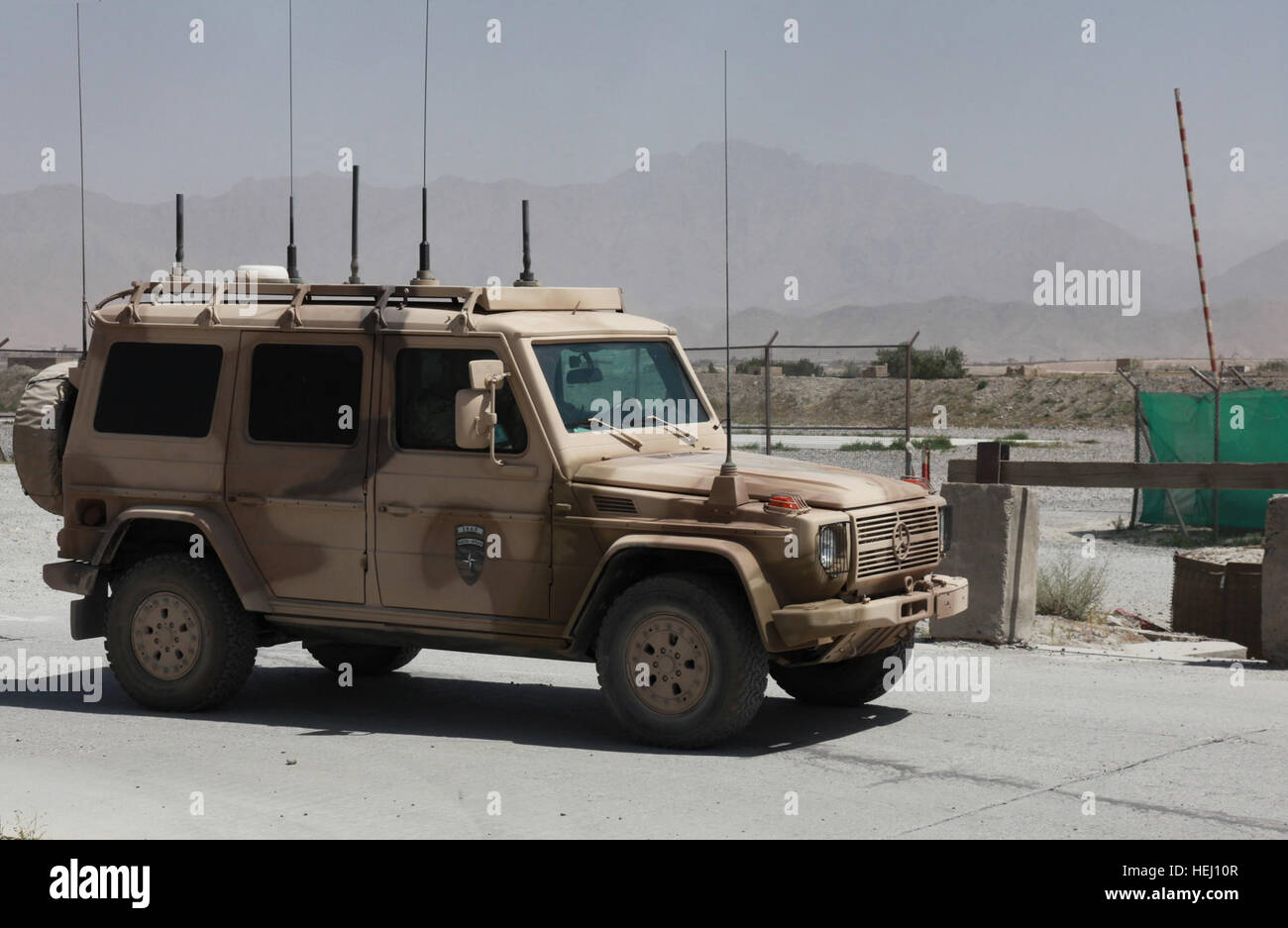 A German military vehicle travels in Kabul, Afghanistan, July 28, 2009 ...