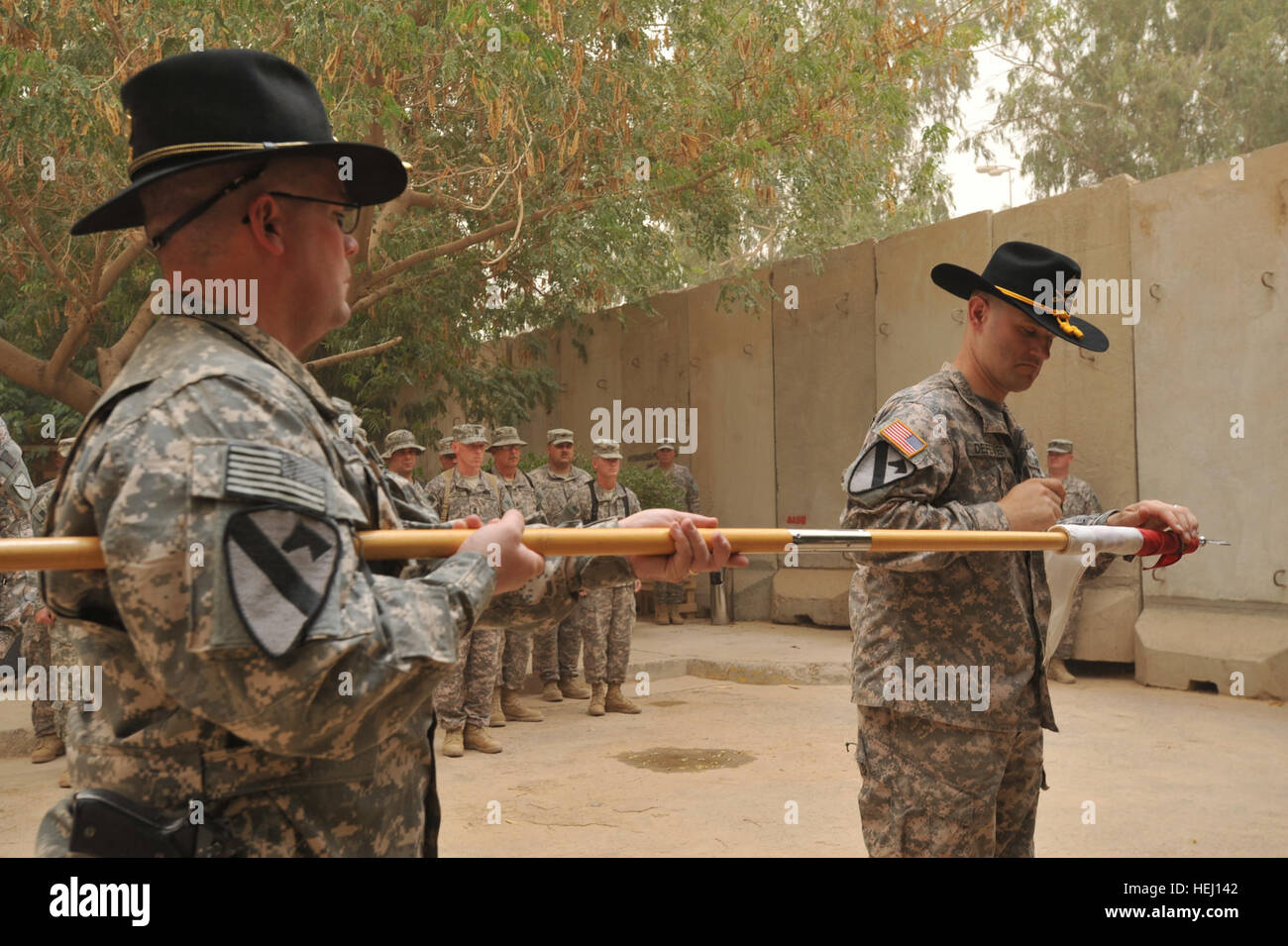 Capt. Jason Bledsoe, commander Troop B, 1st Squadron, 303rd Cavalry ...