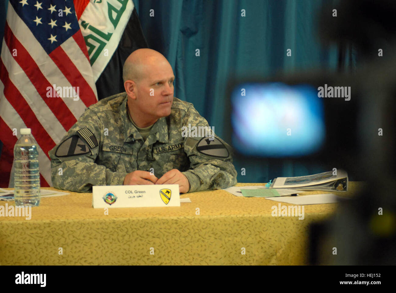Sioux Falls, S.D. native, Col. Tobin Green, commander of 1st Brigade ...
