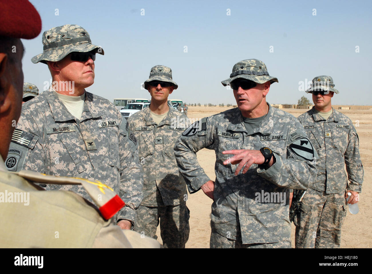 Brig. Gen. John Murray (gesturing), deputy commanding general for ...
