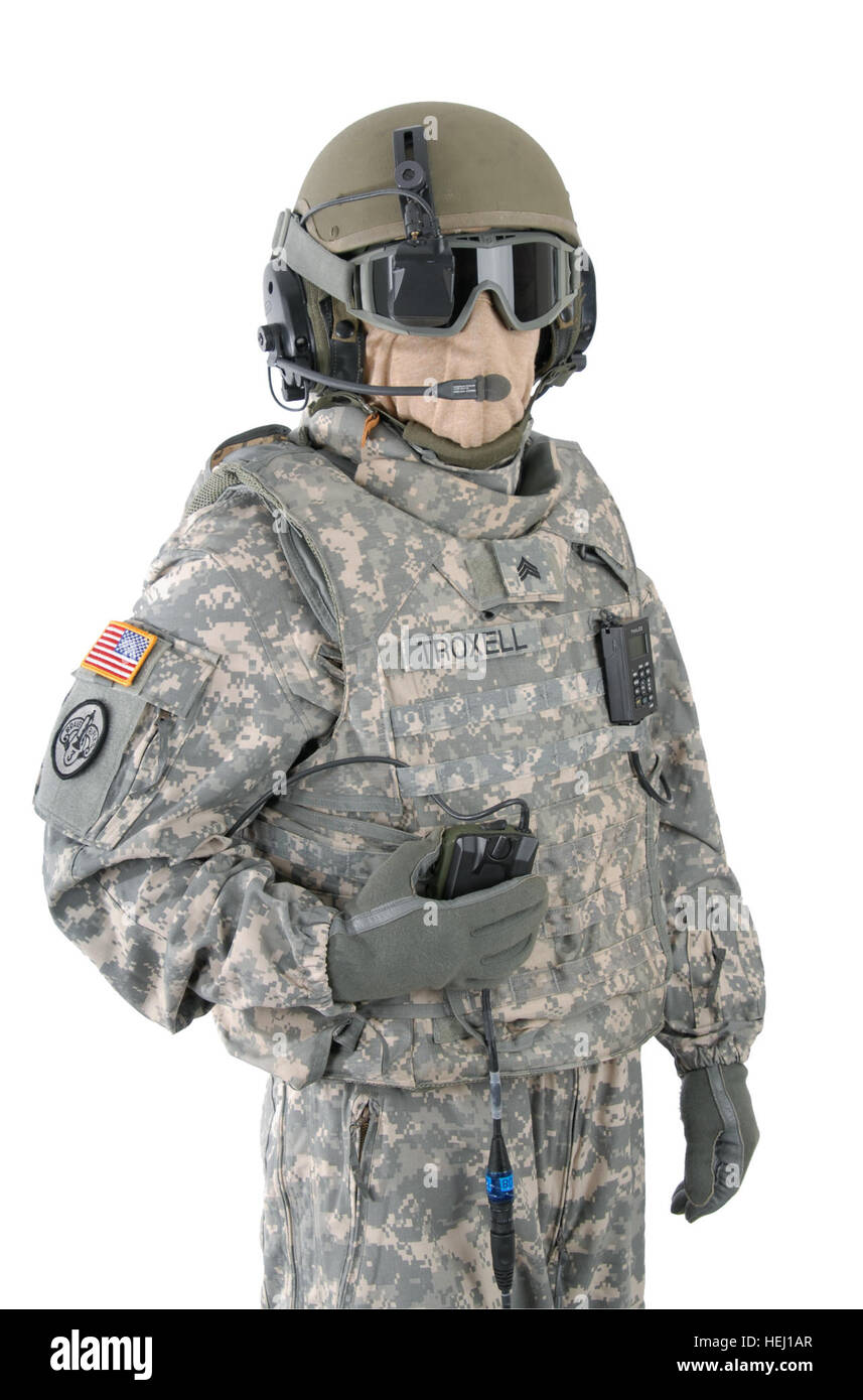 Mounted Soldier System cropped Stock Photo - Alamy