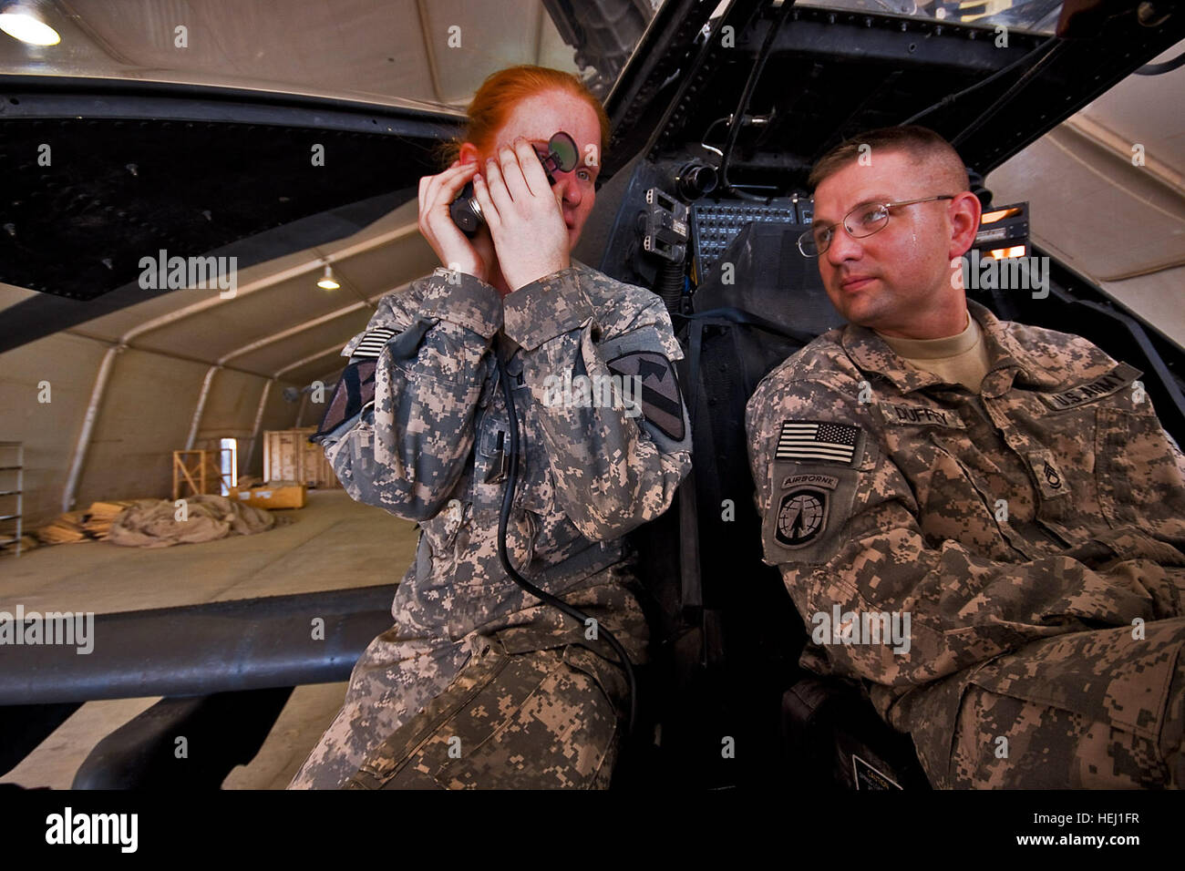 While going through various components of an AH-64D Apache attack ...