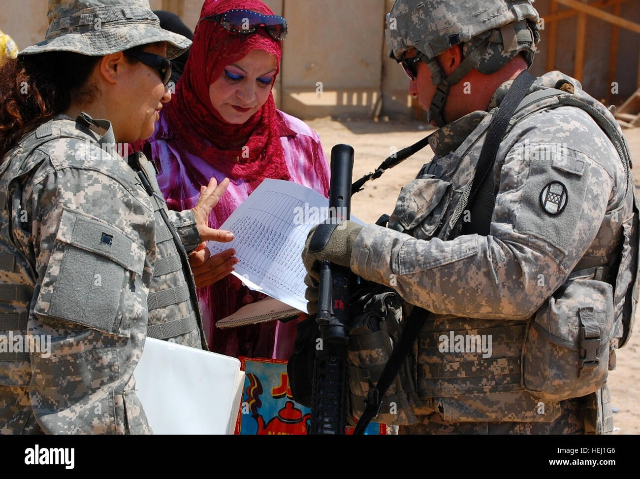Capt. Walter Hatfield (right), of 150th Armored Reconnaissance Squadron ...