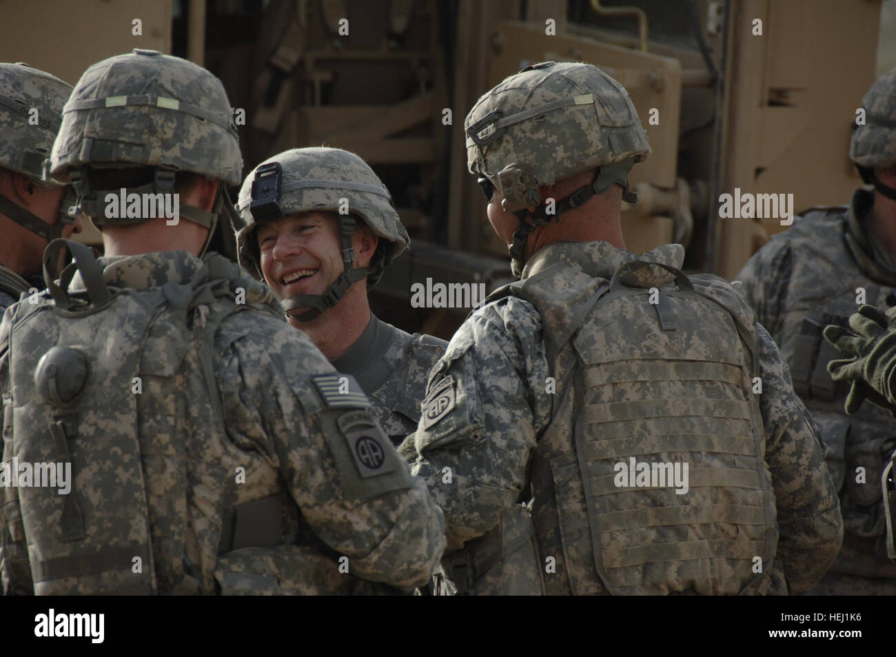Lt. Gen. Charles Jacoby (center), the commanding general of Multi ...