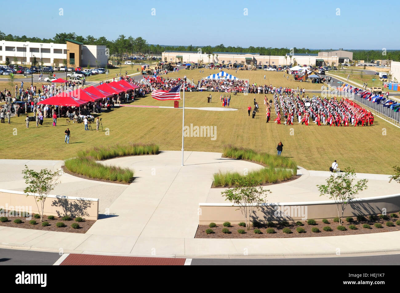 The Niceville High School and Crestview High School bands play "The ...