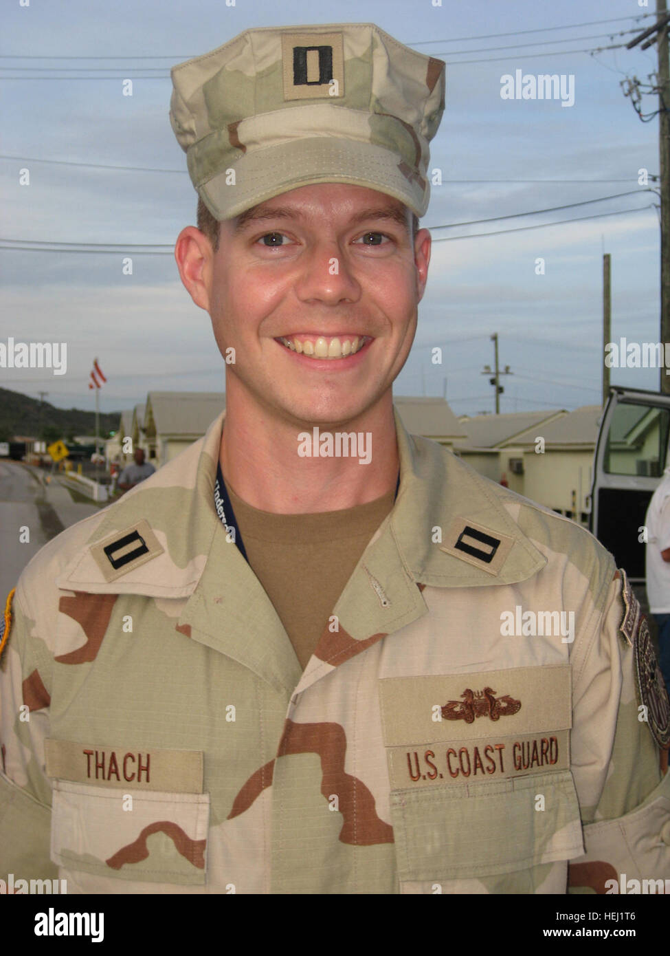 GUANTANAMO BAY, Cuba – Coast Guard Lt. James Thach, deployed here with ...