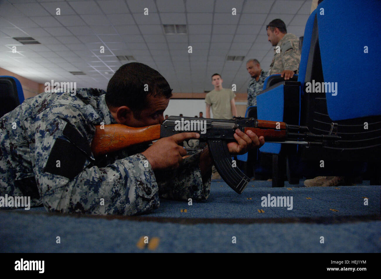 U.S. Army Spc. Louis Pinnell from Sequim, Wash., attached to the 3rd ...