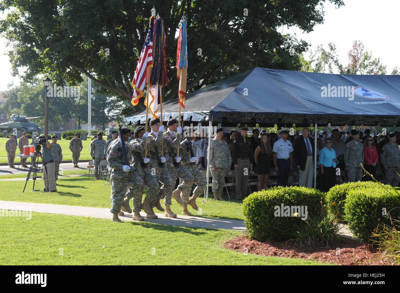 US Army 53380 3rd ESC Change of Command Stock Photo - Alamy