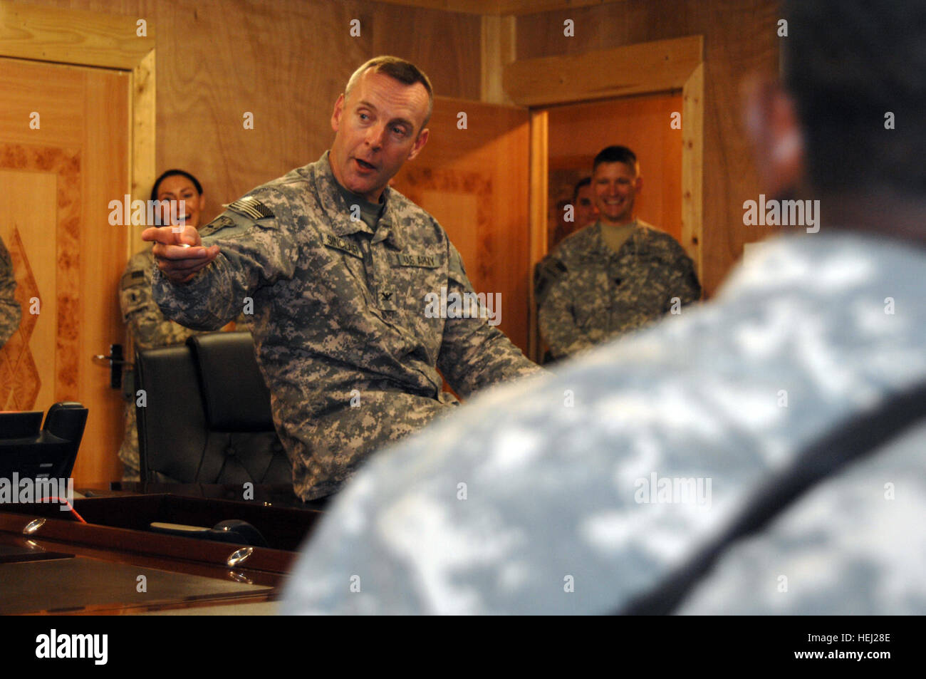 Col. Jeffery A. Sinclair, 1/72 Infantry Brigade Commander, visits ...