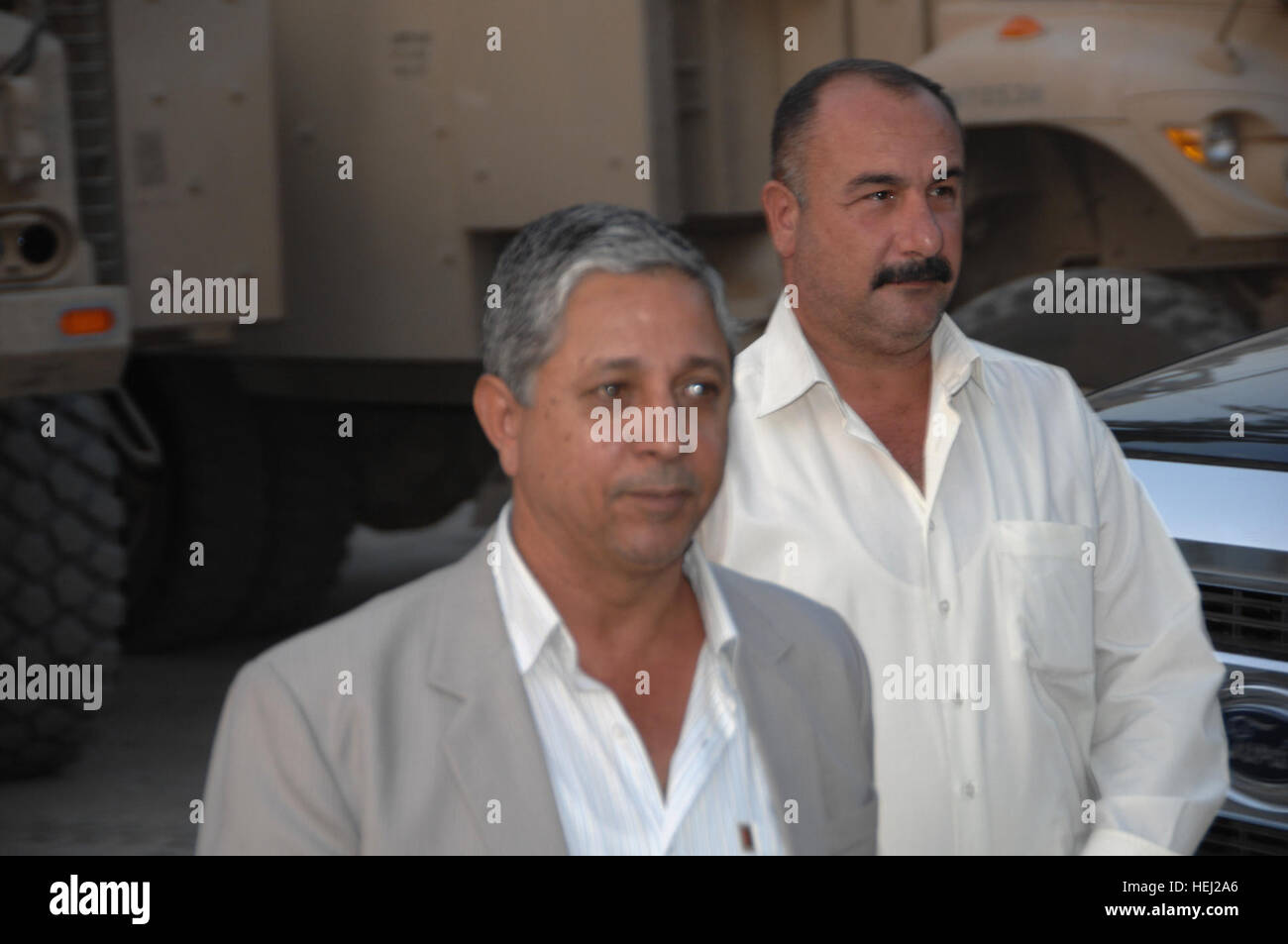 Iraqi key leaders arrive for a dinner hosted U.S. Soldiers with the 1st ...