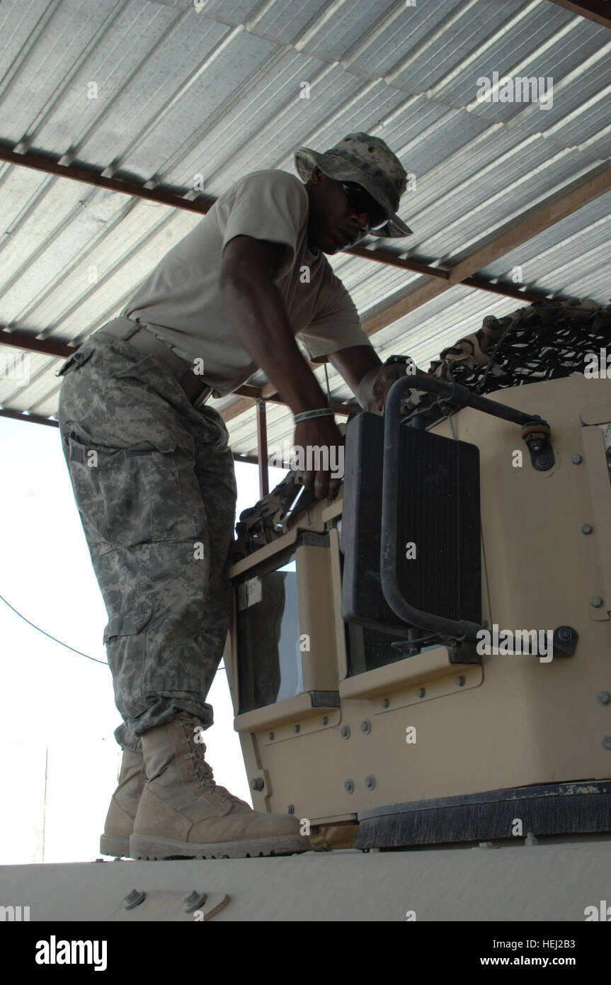 U.S. Army Soldiers of Alpha Platoon, 3rd Battalion, 66th Armor Regiment ...