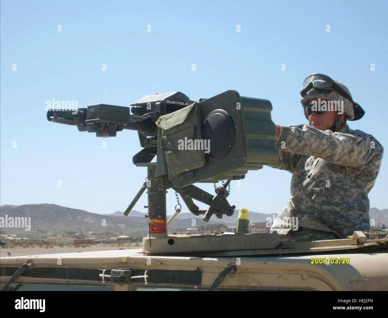 Mk 19 Tactical Engagement System with Geo-Bearing Stock Photo - Alamy