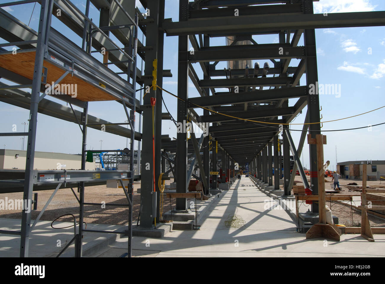 US Army 51918 Automated Guided Vehicle Corridor Stock Photo - Alamy