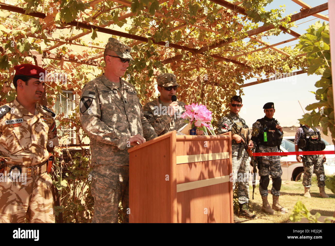 U.S. Army Lt. Col. David Lesperance, from Fort Hood, Texas, Battalion ...