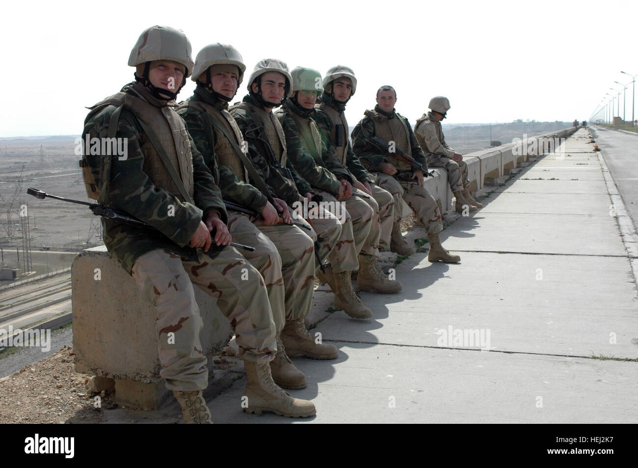 Azerbaijani soldiers in Iraq 22 Stock Photo - Alamy