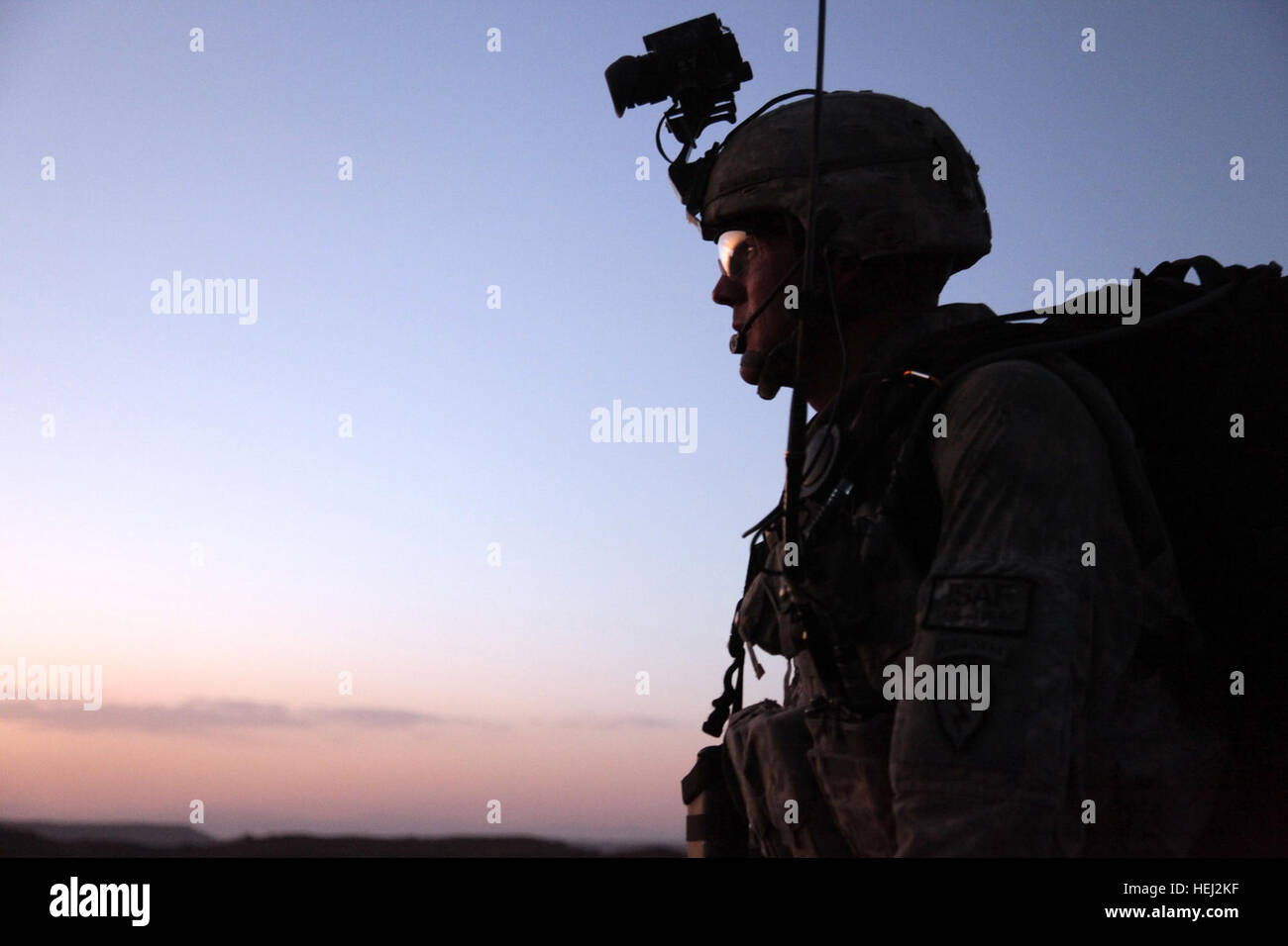 FORWARD OPERATING BASE SALERNO, Afghanistan – A Paratrooper from 1st ...