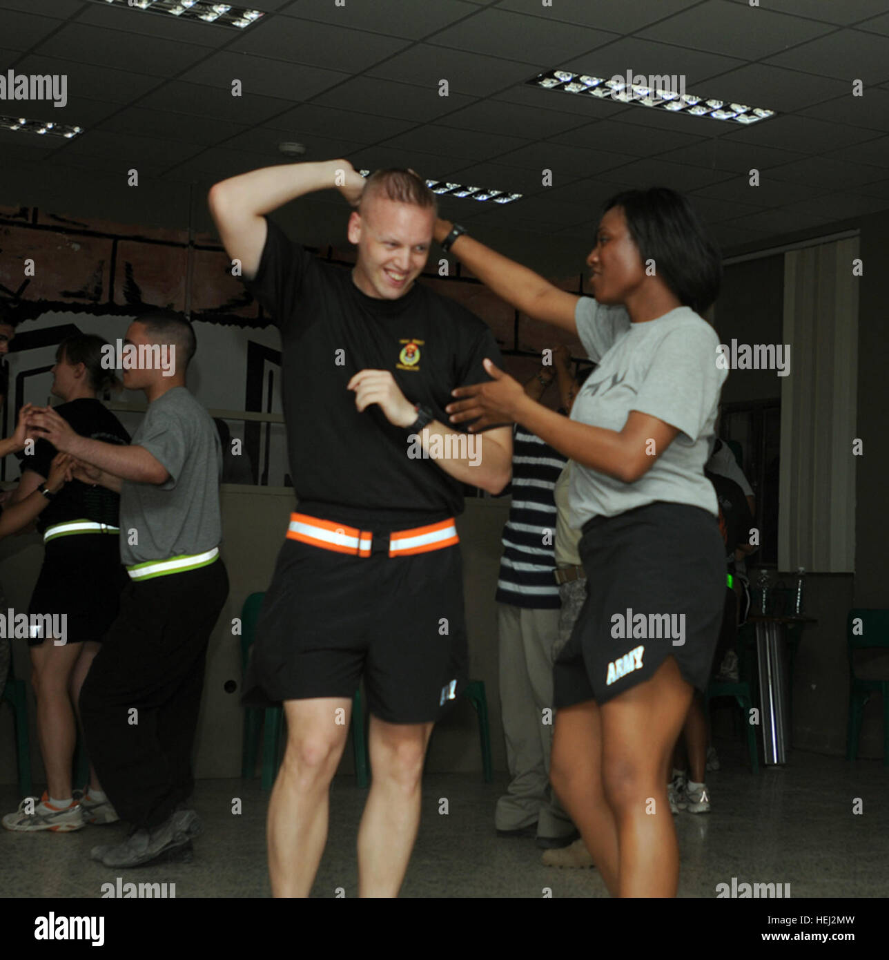 US Army 51582 Deployed Soldier uses Salsa dancing to help cope with ...