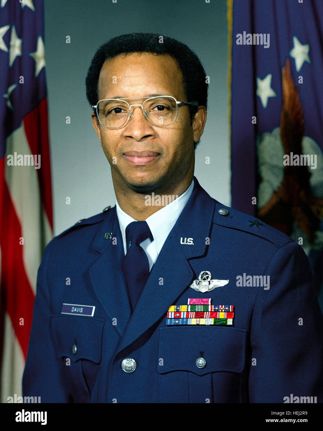 BGEN Russell C. Davis, USAF (uncovered) Russell C. Davis Stock Photo ...