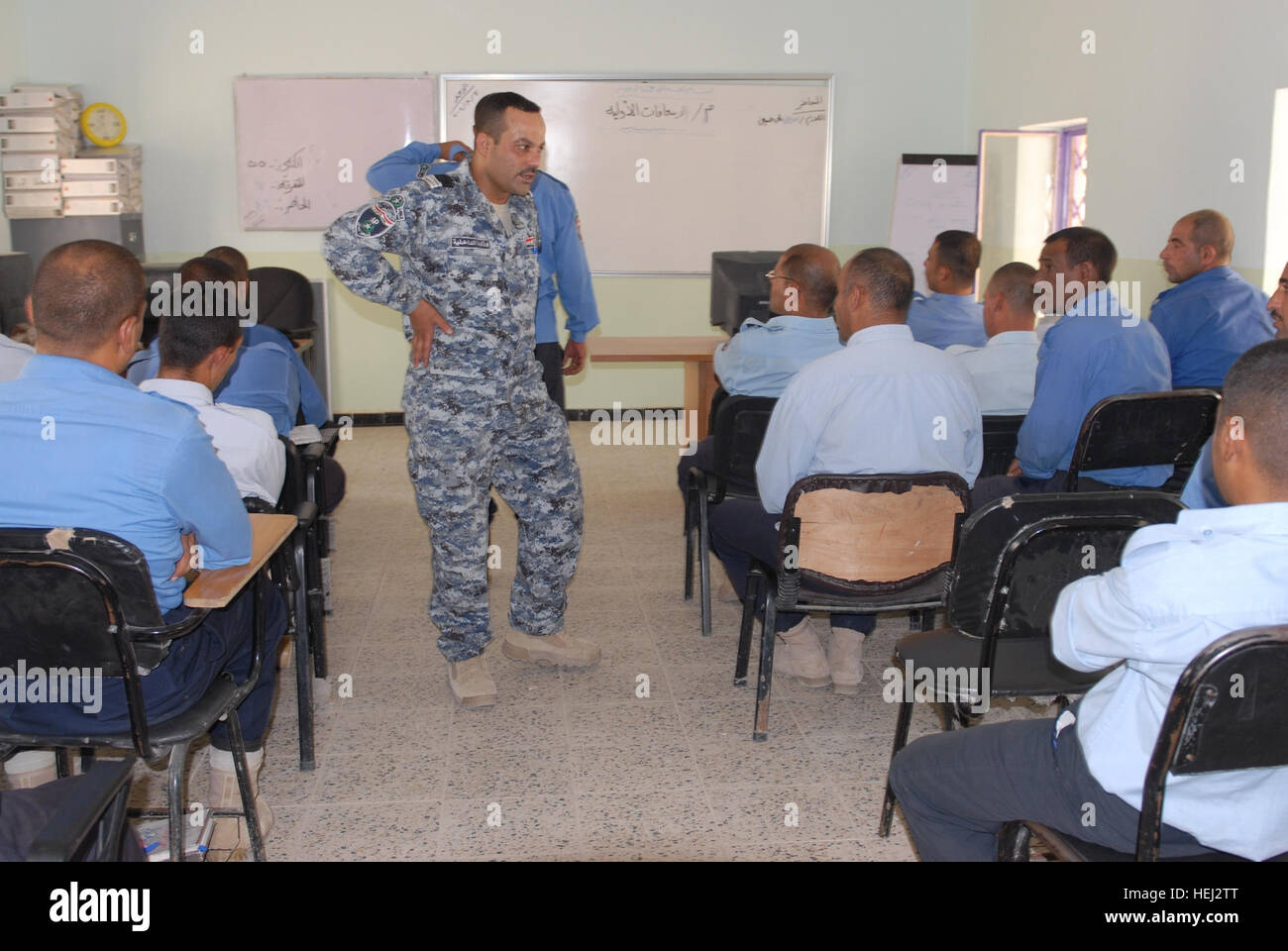 Sgt. Mohanad Staar, Iraqi police academy instructor, professional ...