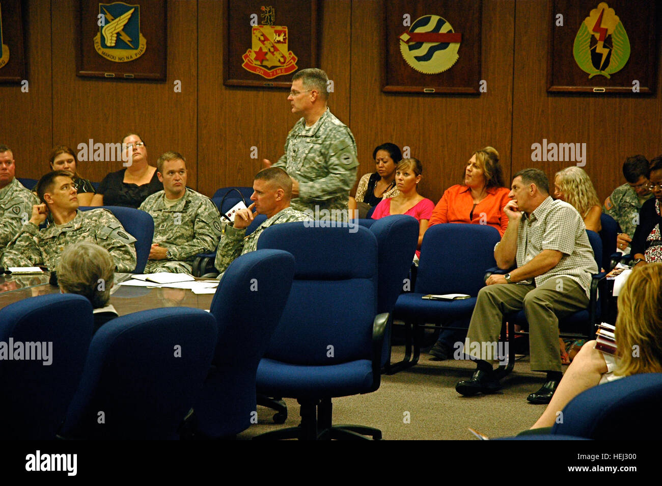Col. Barry Swain of the U.S. Army Pacific Command (USARPAC), G-1 ...