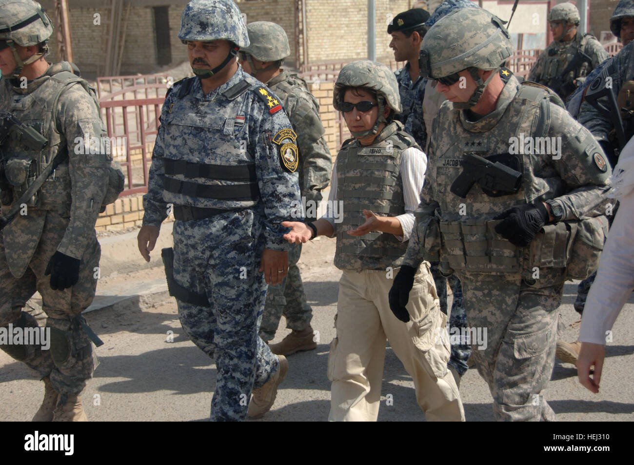 Lt. Gen. Charles Jacoby, commanding general, Multi-National Corps ...
