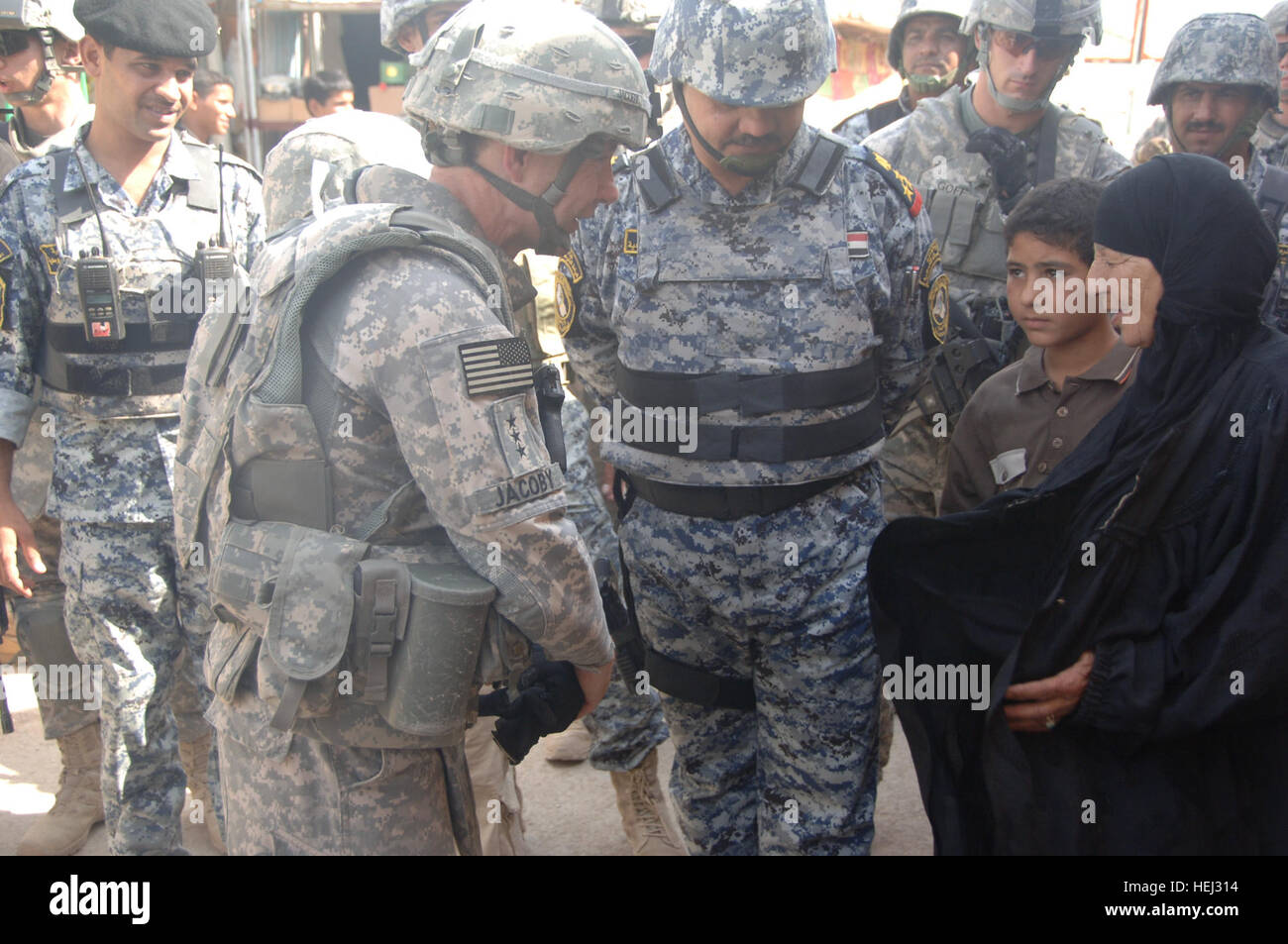 U.S. Army Lt. Gen. Charles Jacoby, commanding general, Multi-National ...