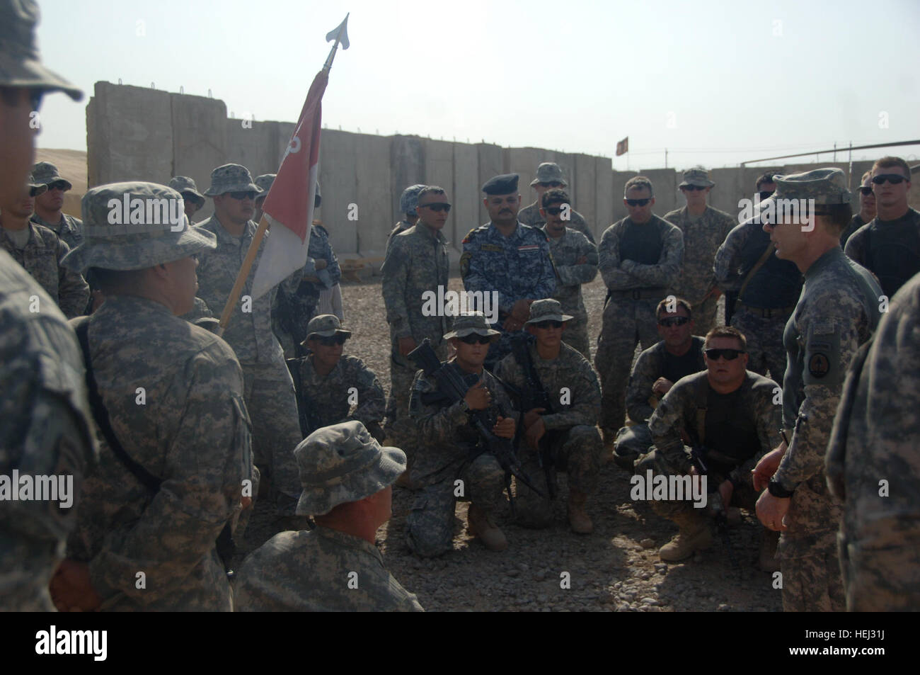 Lt. Gen. Charles Jacoby, commanding general, Multi-National Corps ...