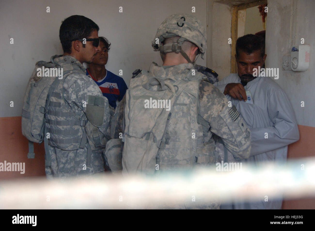 U.S. Army Spc. Travis Phillis from Chicago, attached to Alpha Troop ...