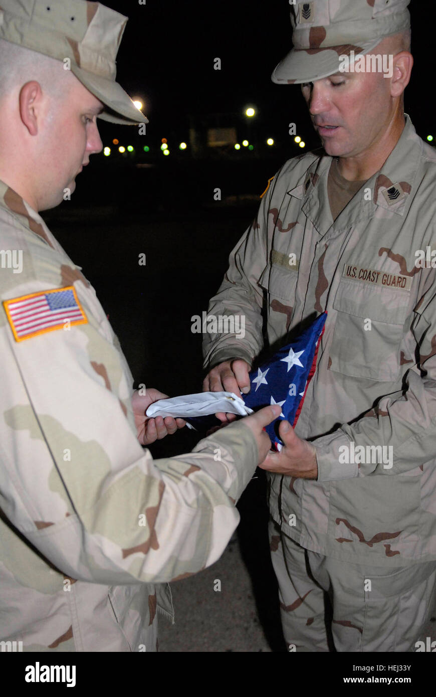 Coast guard petty officer 3rd class travis smith hi-res stock ...