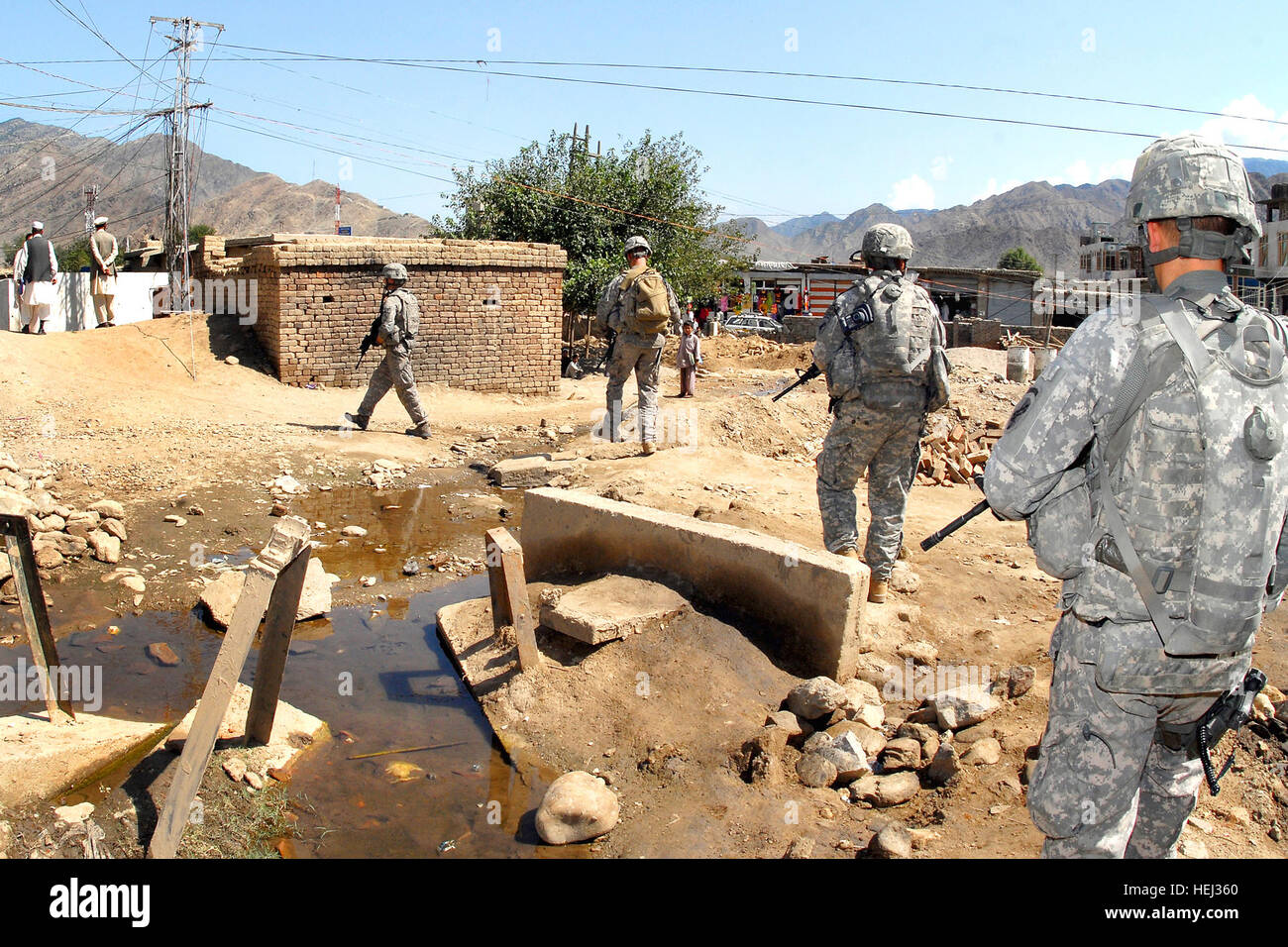 Provincial Reconstruction Team-Kunar members from Camp Wright in ...