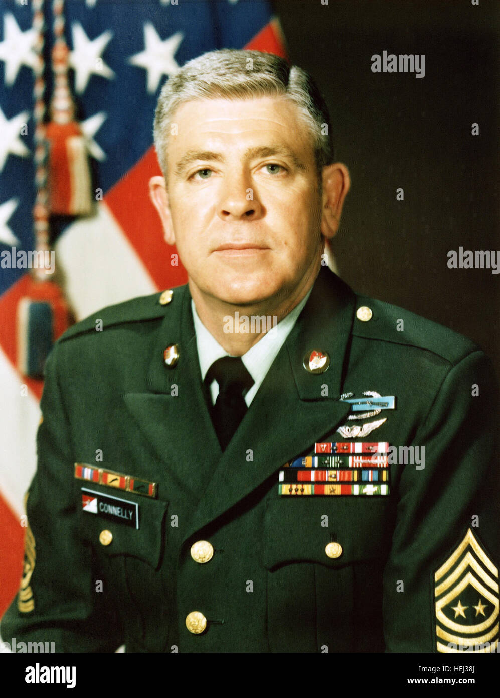 Sergeant Major of the Army William A. Connelly, USA (uncovered) William ...