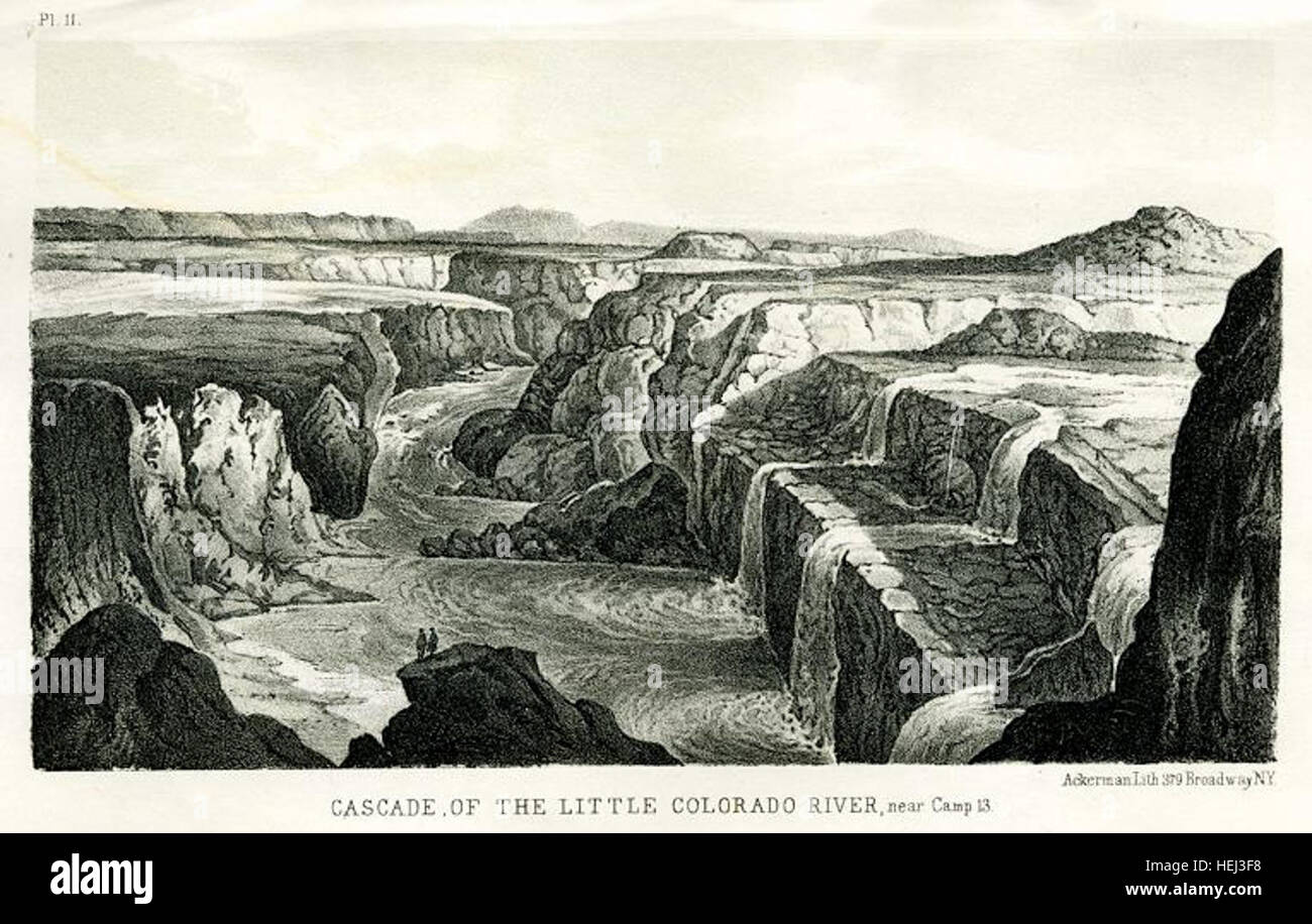 Cascade of the Little Colorado River Stock Photo - Alamy