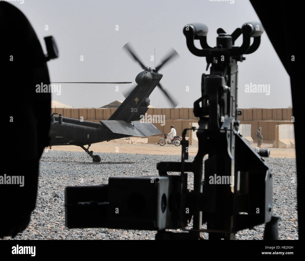 These images were shot from a Task Force Destiny UH-60 Black Hawk at ...
