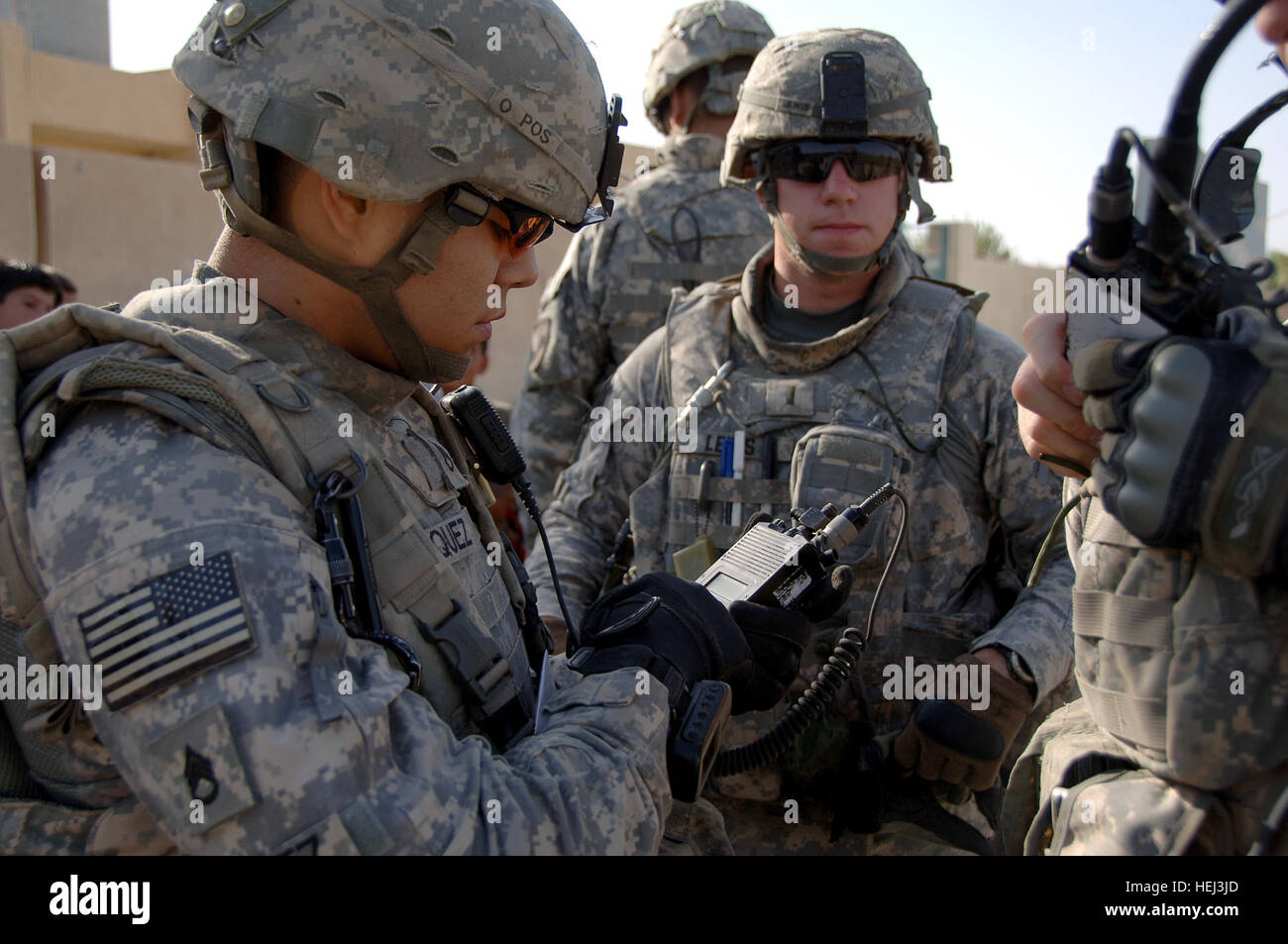 U.S. Soldiers, assigned to Charlie Company, 1st Battalion, 5th Cavalry ...