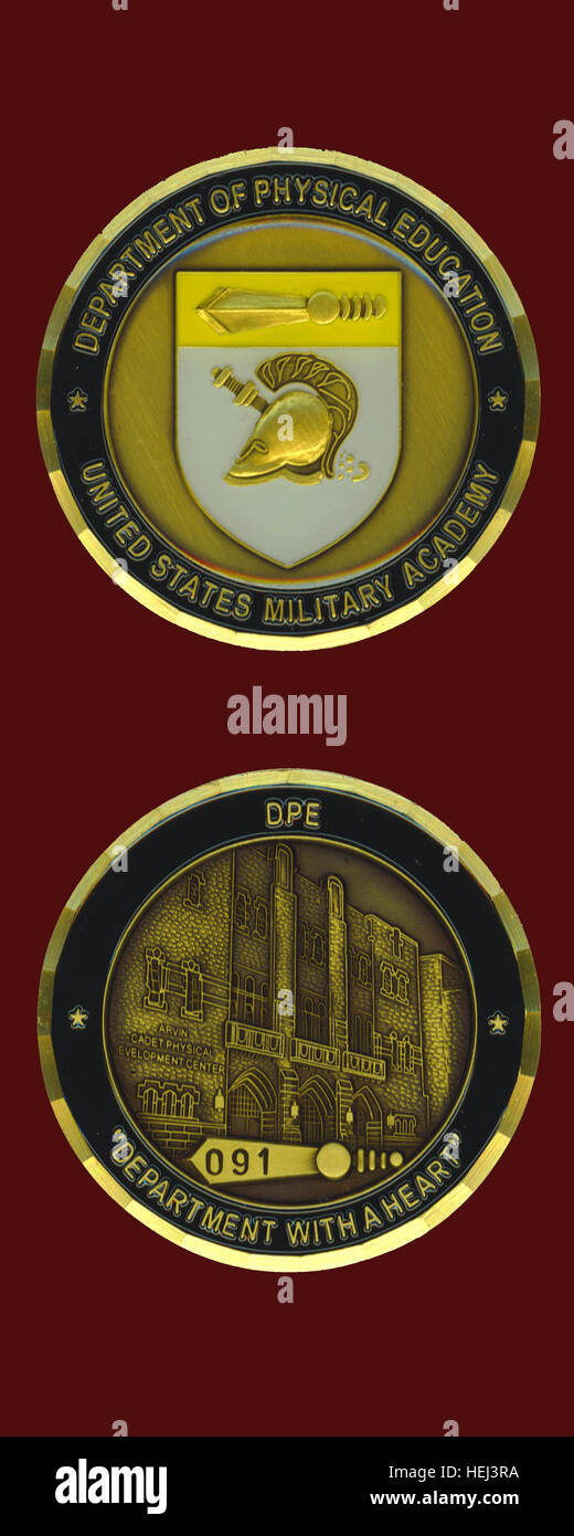 USMA DPE Coin Stock Photo - Alamy