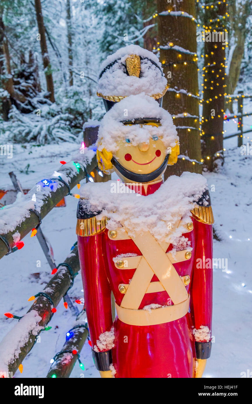 Christmas display, Bright Nights in Stanley Park, Vancouver, British ...