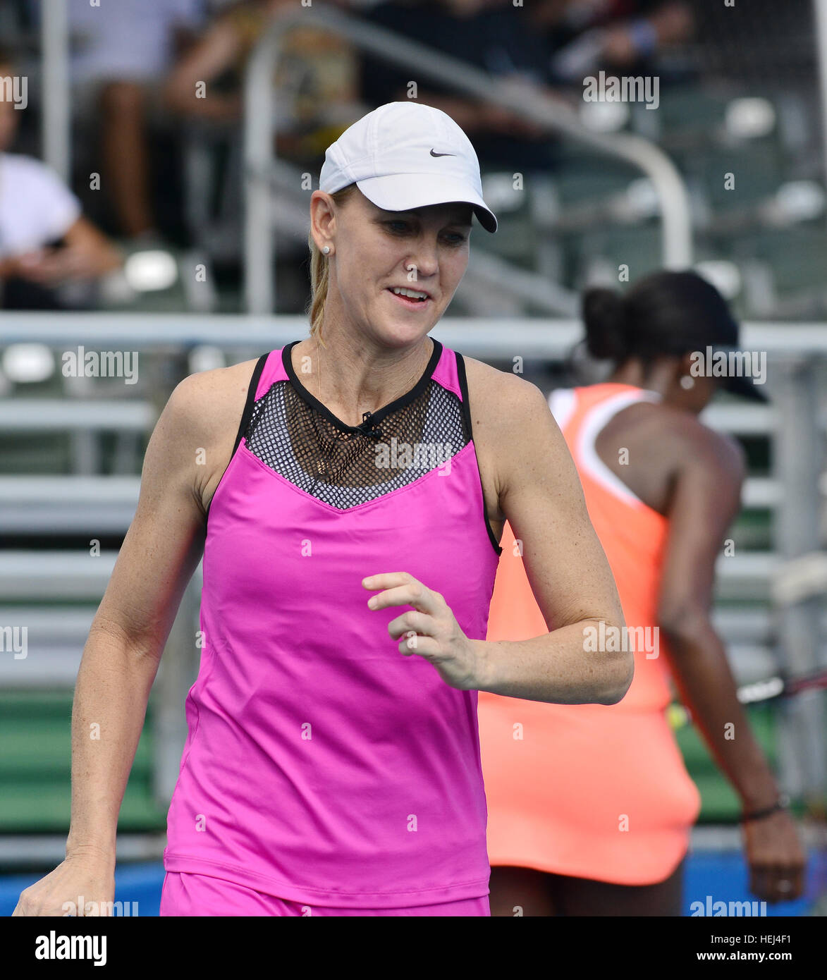 Rennae Stubbs participating in the 2016 Chris Evert/Raymond James Pro ...