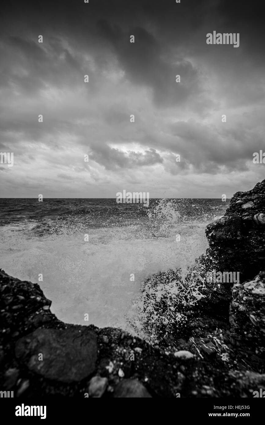 Wave rock Black and White Stock Photos & Images - Alamy