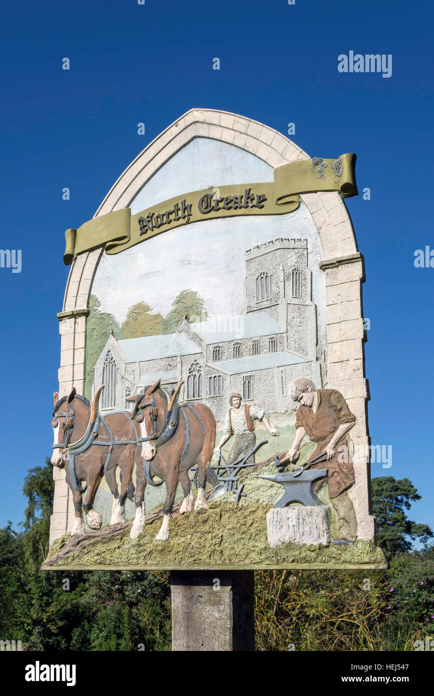 Village sign norfolk uk hi-res stock photography and images - Alamy