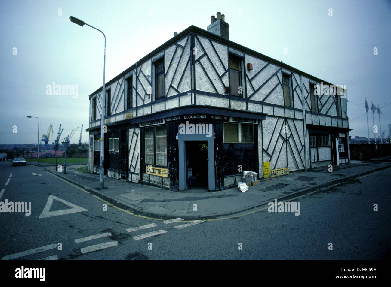 AJAXNETPHOTO. 1987. HEBBURN-ON-TYNE, ENGLAND. - LAST ONE STANDING ...