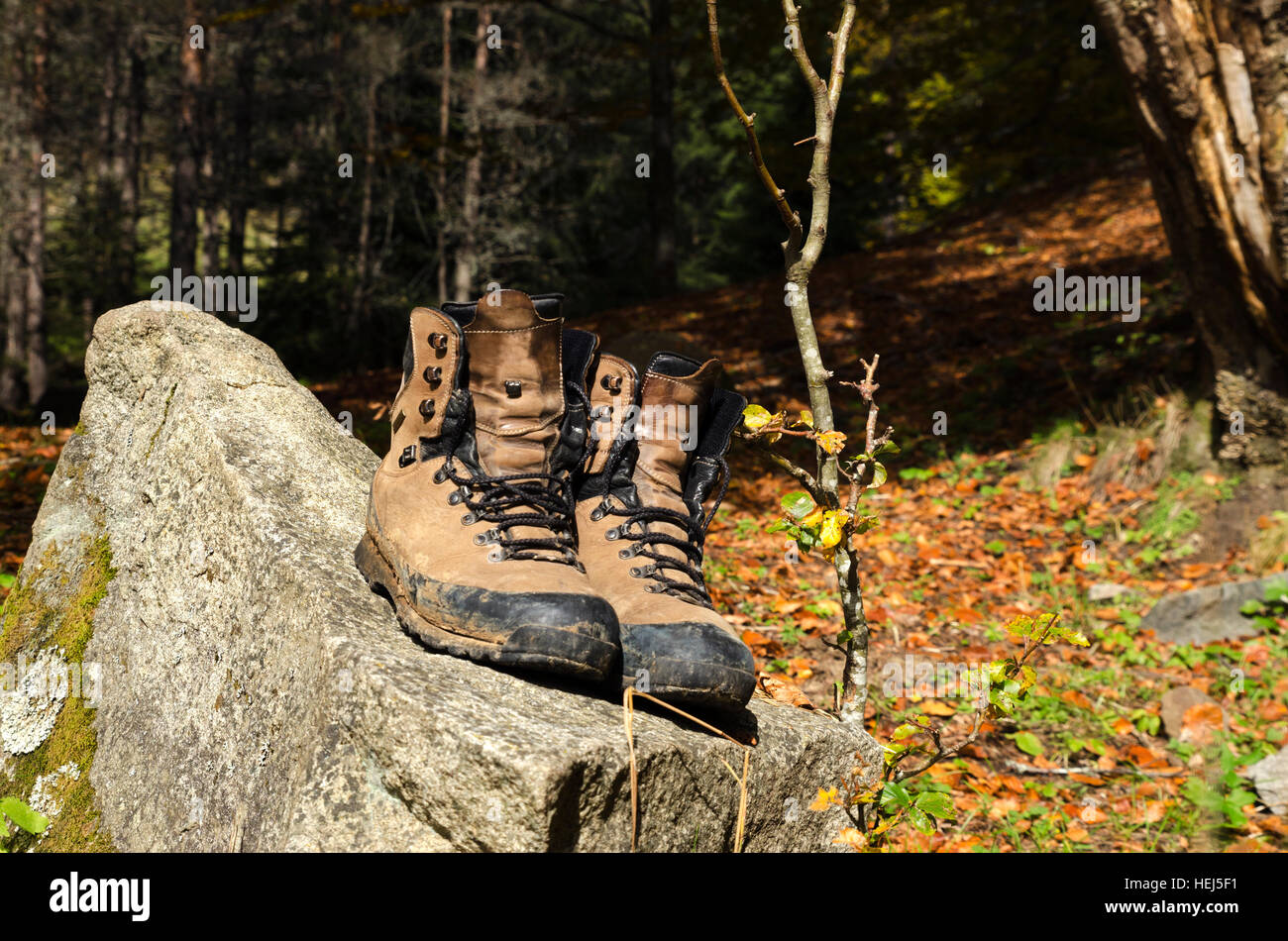 Shoes on a rock hi-res stock photography and images - Alamy