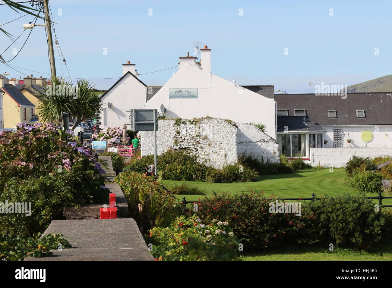 The Skellig Mist Cafe in Portmagee, County Kerry, Ireland Stock Photo ...