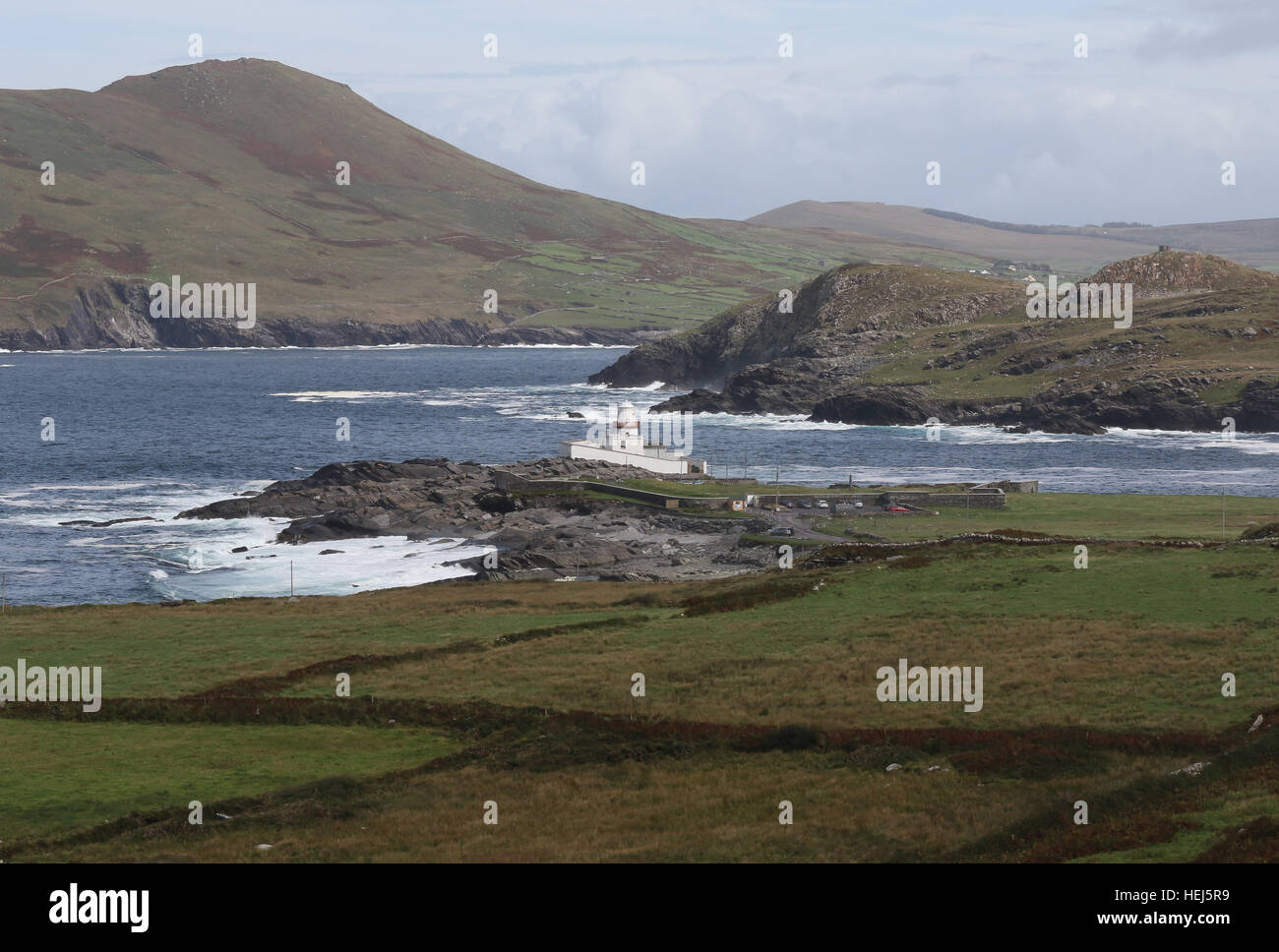 The Valentia Island Lighthouse at Cromwell Point, Valentia Island ...