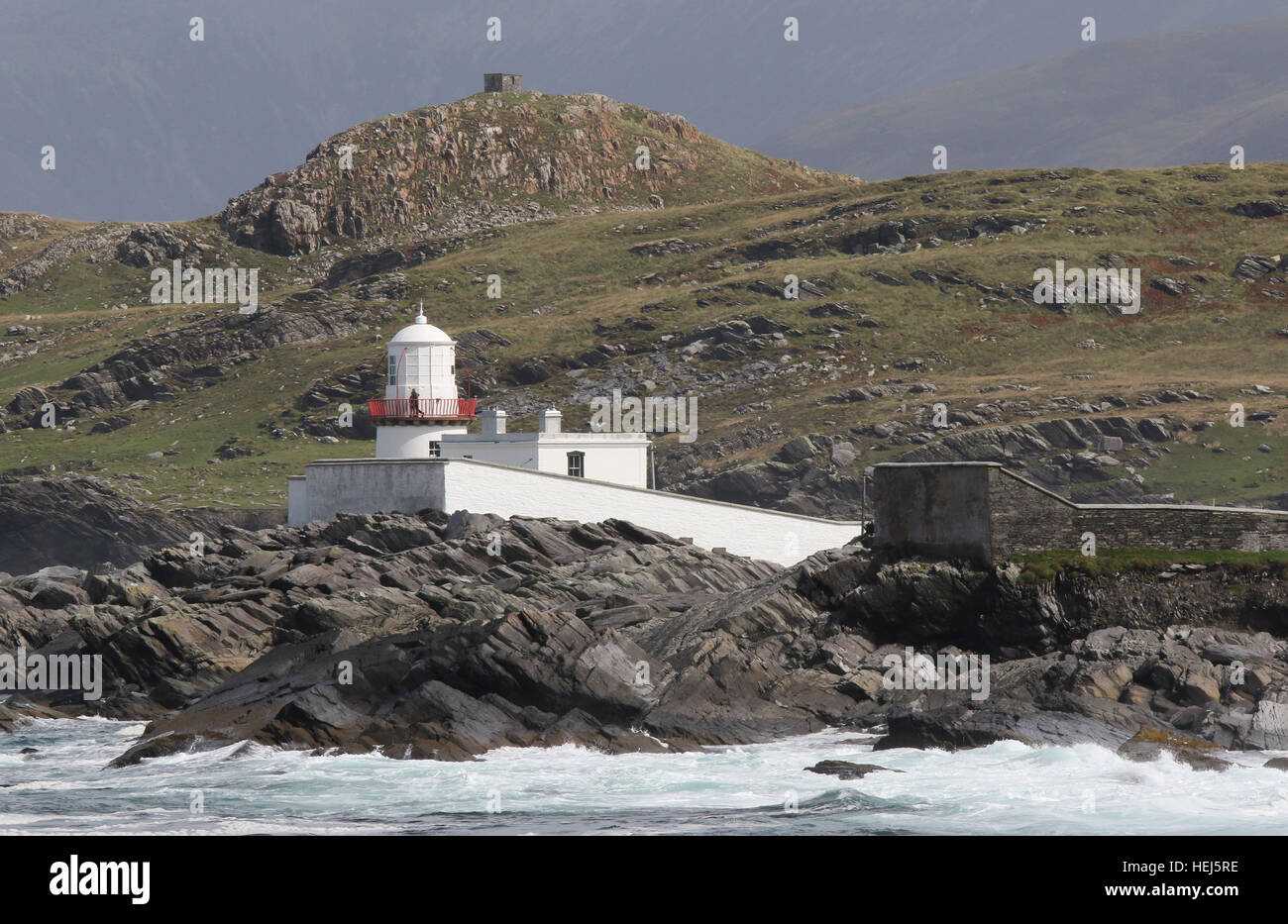 The Valentia Island Lighthouse at Cromwell Point, Valentia Island ...